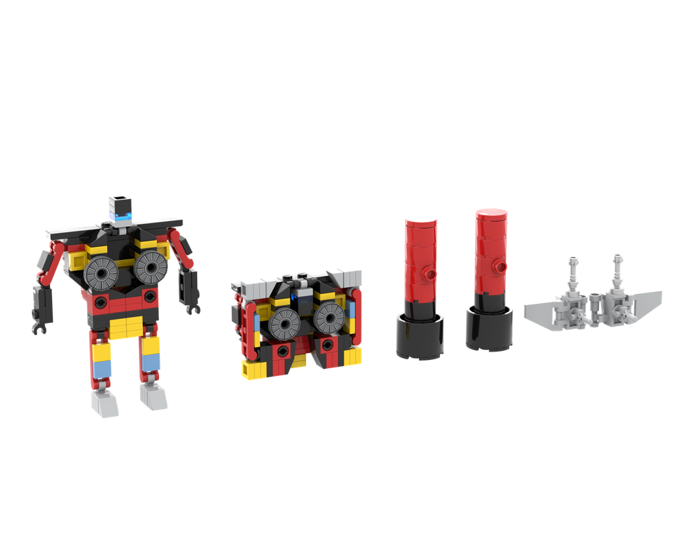 LEGO MOC-230787 Lego Transformers Soundwave 10358 Tape Rumble MOC by ...