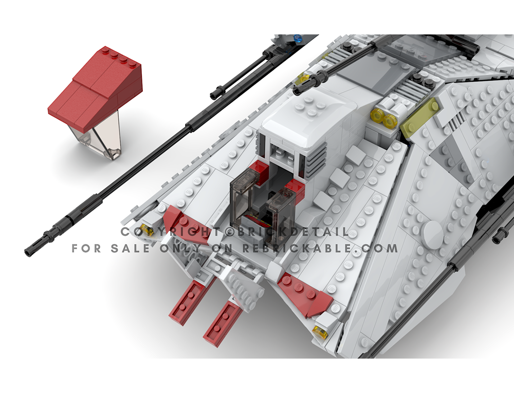 LEGO MOC-230790 UT-AT (Unstable Terrain Artillery Transport) Trident by ...