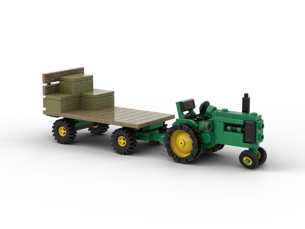 LEGO MOC Early John Deere & Hay Cart by Yellow.LXF | Rebrickable ...