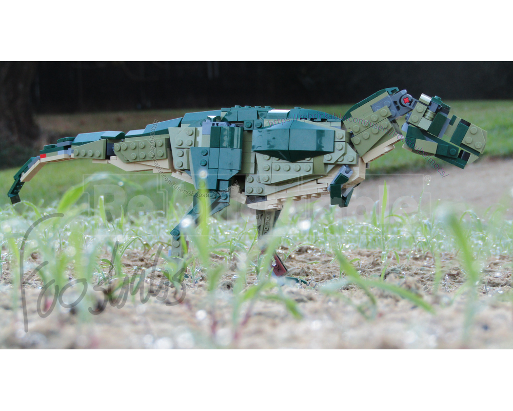 LEGO MOC 31151 Accurate Tyrannosaurus rex 1:25 scale by Foosbubs ...