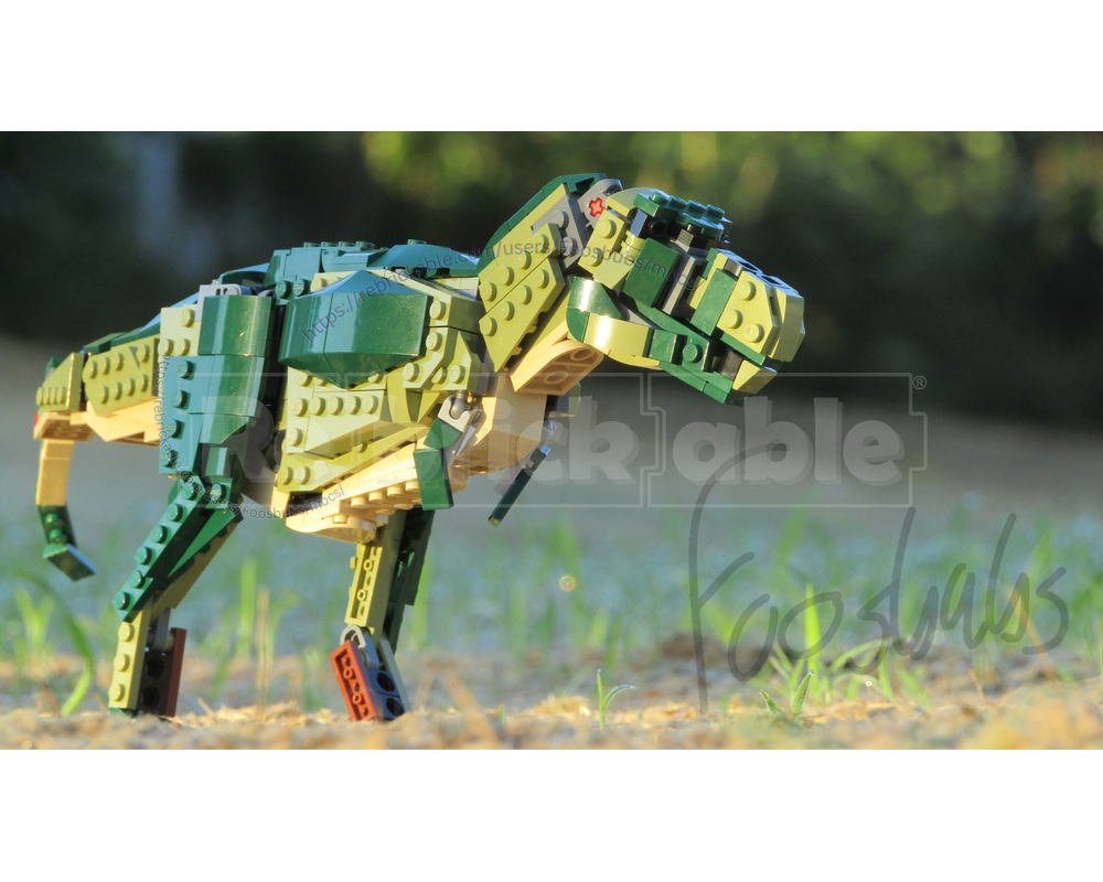 LEGO MOC 31151 Accurate Tyrannosaurus rex 1:25 scale by Foosbubs ...