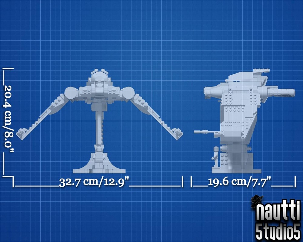 LEGO MOC-230816 V-19 Torrent Starfighter Display Stand (75432) by ...