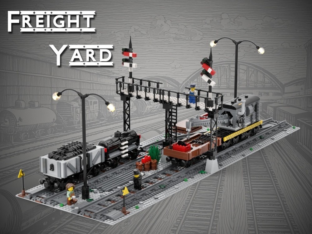 LEGO MOC-230845 Freight Yard by Mikey_Brickalloti | Rebrickable - Build ...