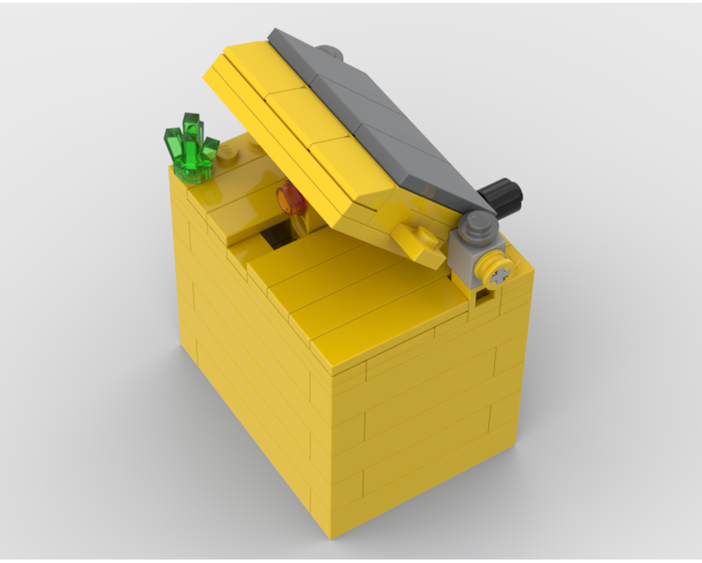 LEGO MOC Monster In Treasure Chest Kinetic Sculpture by Rovel ...