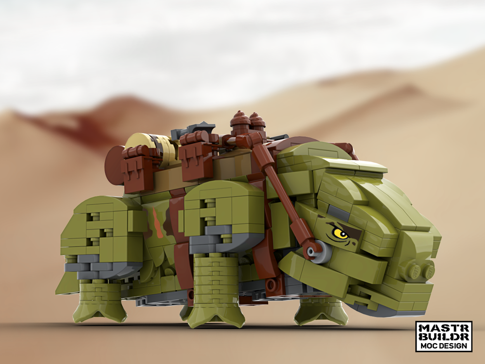 LEGO MOC Bounty Hunter Dewback by mastrbuildr | Rebrickable - Build ...