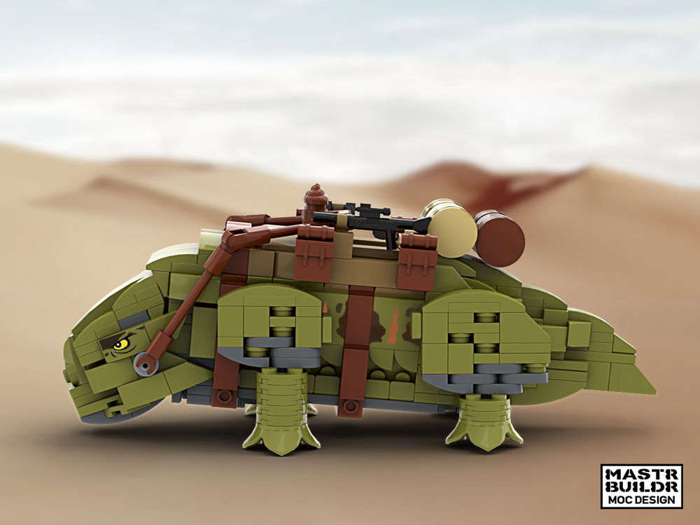 LEGO MOC Bounty Hunter Dewback by mastrbuildr | Rebrickable - Build ...