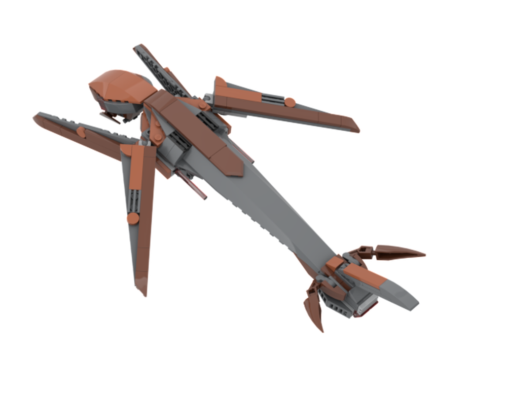 LEGO MOC Hailfire Gunship by CM Studios | Rebrickable - Build with LEGO