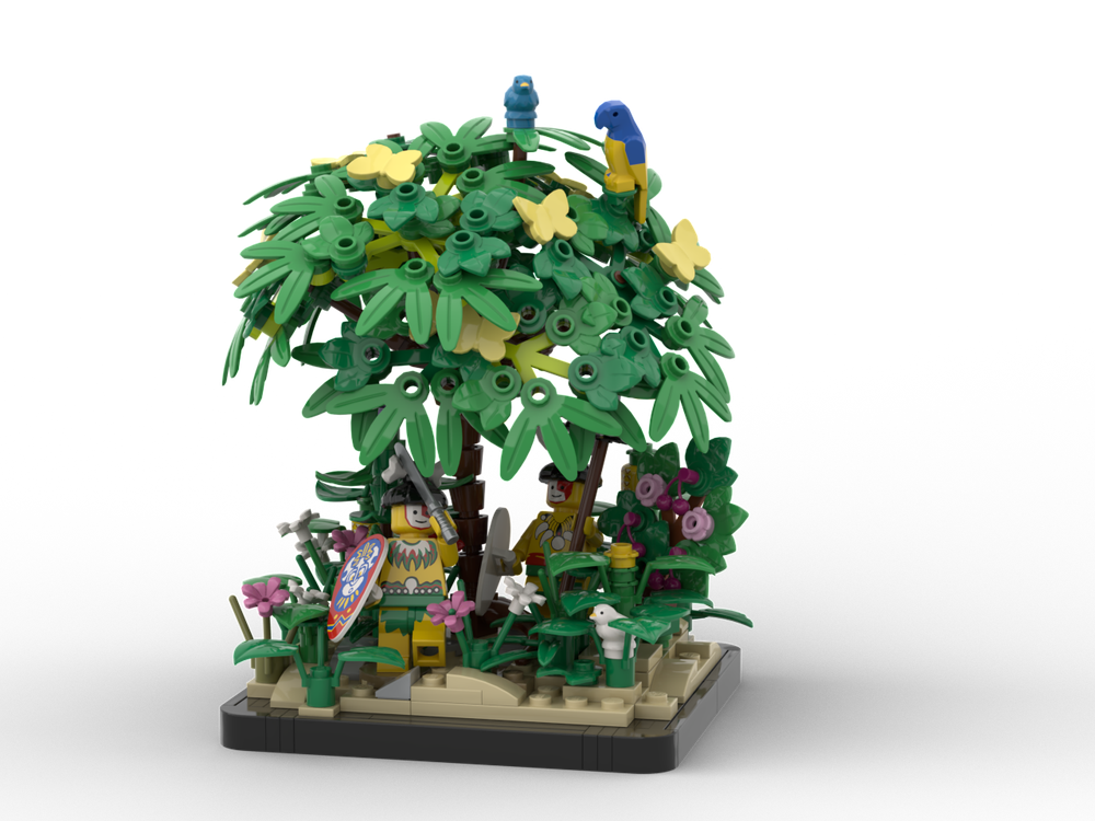 LEGO MOC Jungle path by JollyRogers8441 | Rebrickable - Build with LEGO