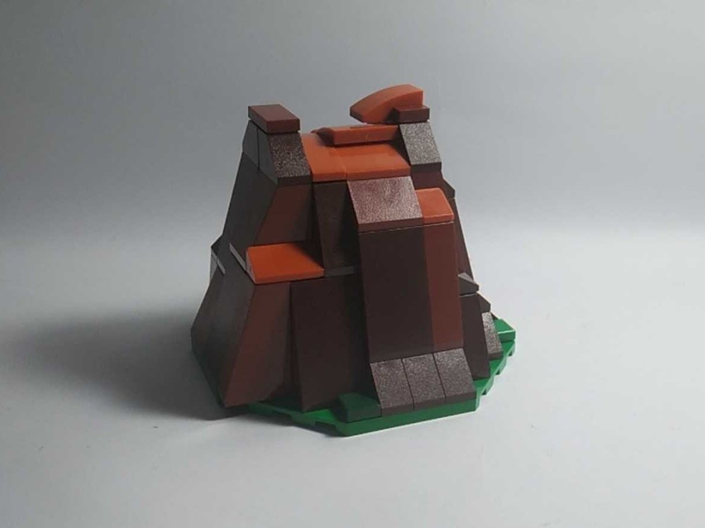 LEGO MOC Volcano (MOC) by WAI Bricks | Rebrickable - Build with LEGO