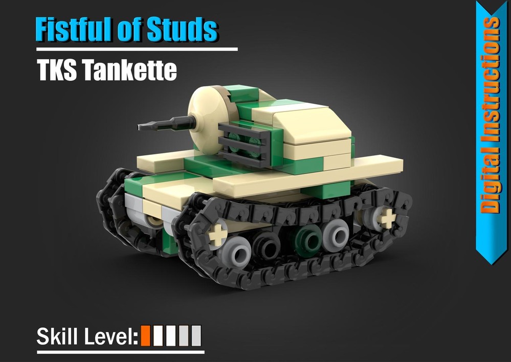 LEGO MOC TKS Tankette by FistfulofStuds | Rebrickable - Build with LEGO