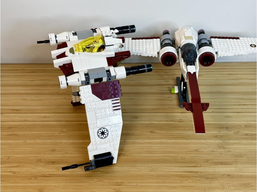 LEGO MOC-230949 V-19 Torrent & Z-95 Headhunter Starfighters - Alternate ...