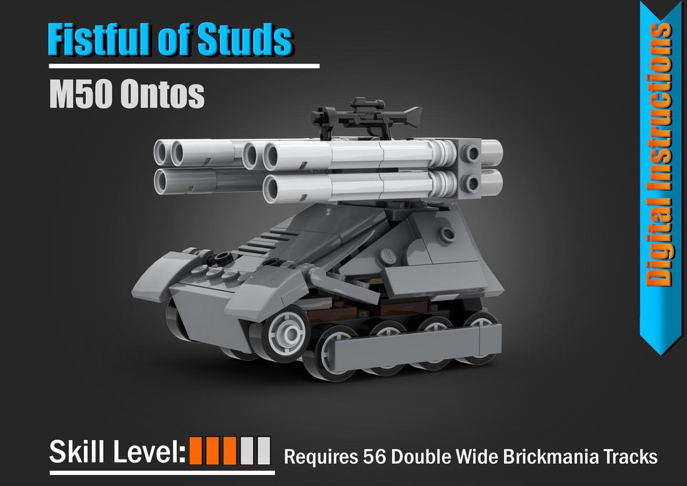 LEGO MOC M50 Ontos by FistfulofStuds | Rebrickable - Build with LEGO