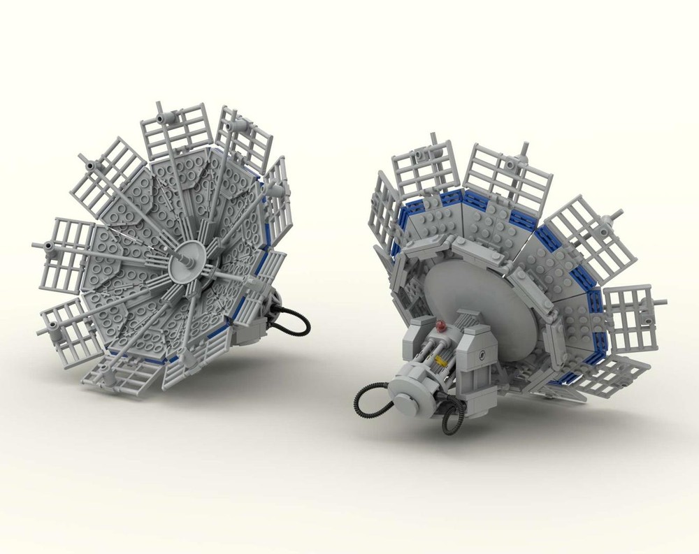 LEGO MOC Classic Space Radar dish by Naxatect | Rebrickable - Build ...