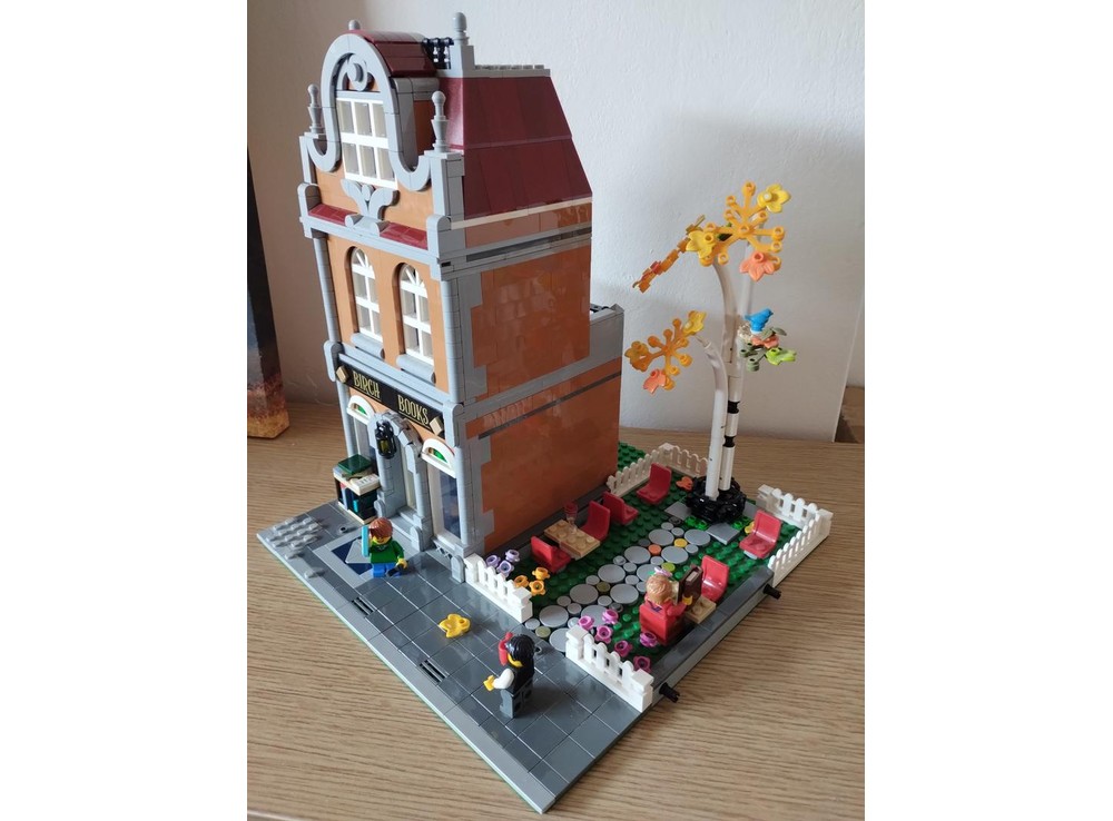 LEGO MOC-231007 Birch Books Seating 10270 add-on by wolfmanone ...