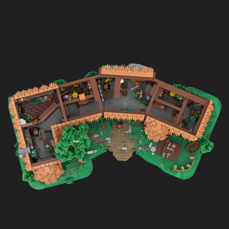 LEGO MOC-231009 Green Dragon Inn by rebelnili | Rebrickable - Build ...