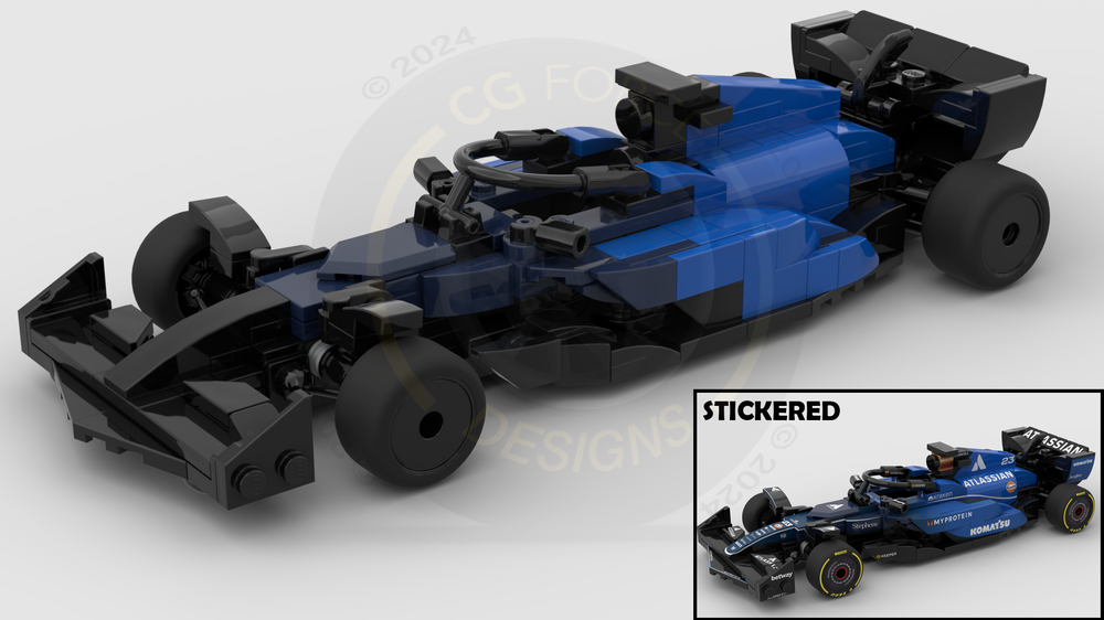 LEGO MOC-231025 F1 Williams FW-47 by CGForceDesigns | Rebrickable ...