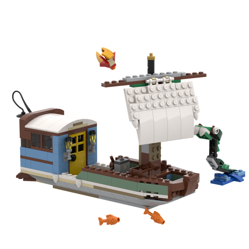 LEGO MOC Merchant ship by Mr-Snail | Rebrickable - Build with LEGO
