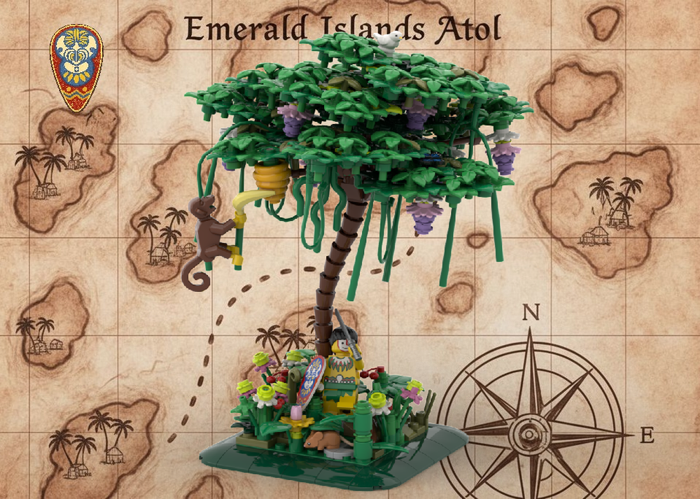 LEGO MOC Rainforest tree by JollyRogers8441 | Rebrickable - Build with LEGO