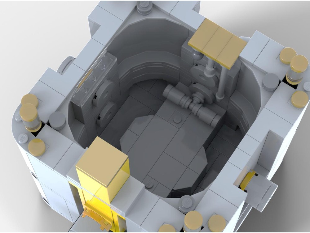 LEGO MOC Nuclear Reactor CROCUS – Reactor Model (Control Room Available ...