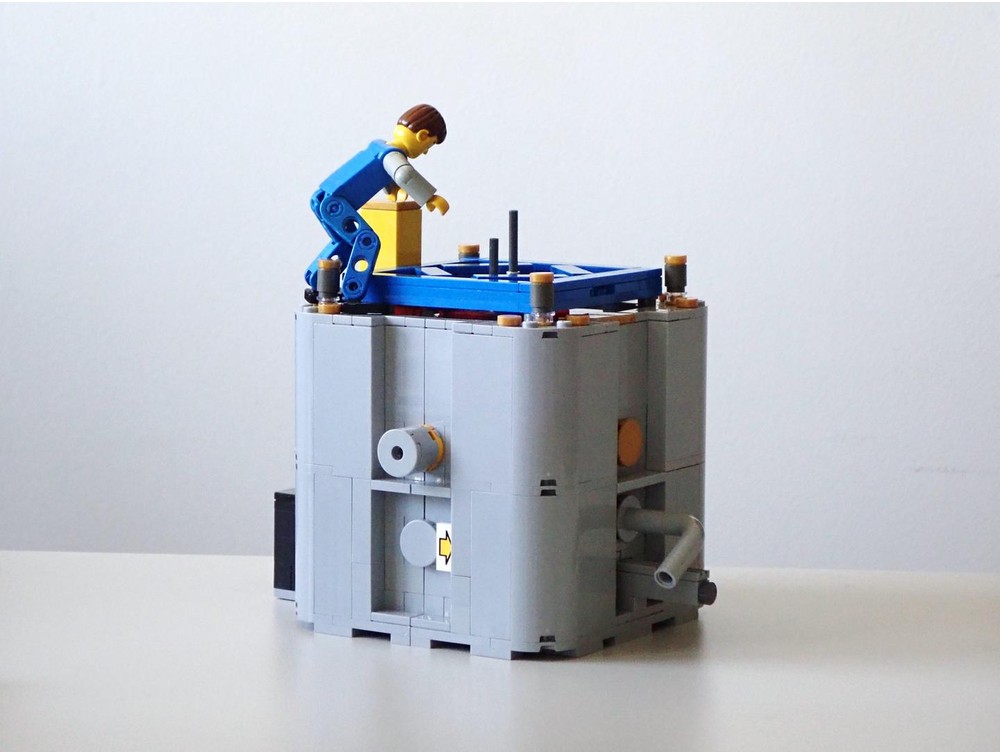 LEGO MOC Nuclear Reactor CROCUS – Reactor Model (Control Room Available ...
