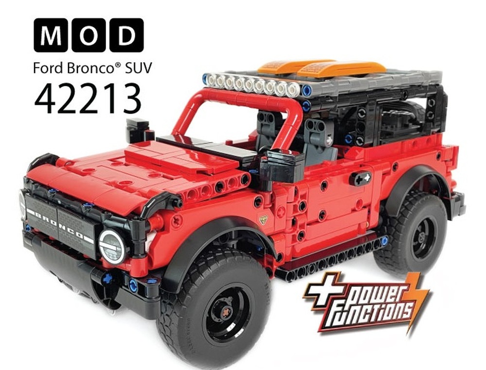 LEGO MOC 42213 Ford Bronco SUV RC MOD for Power Function Motors by ...