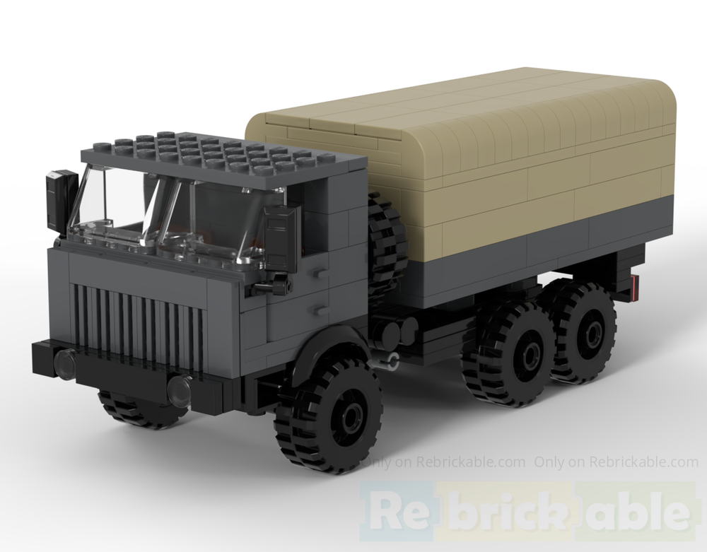 LEGO MOC MAZ-6317 V2 by ZaneWC | Rebrickable - Build with LEGO