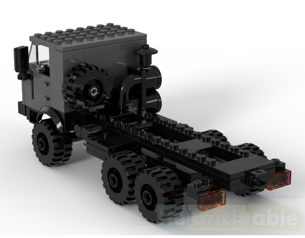 LEGO MOC MAZ-6317 V2 by ZaneWC | Rebrickable - Build with LEGO