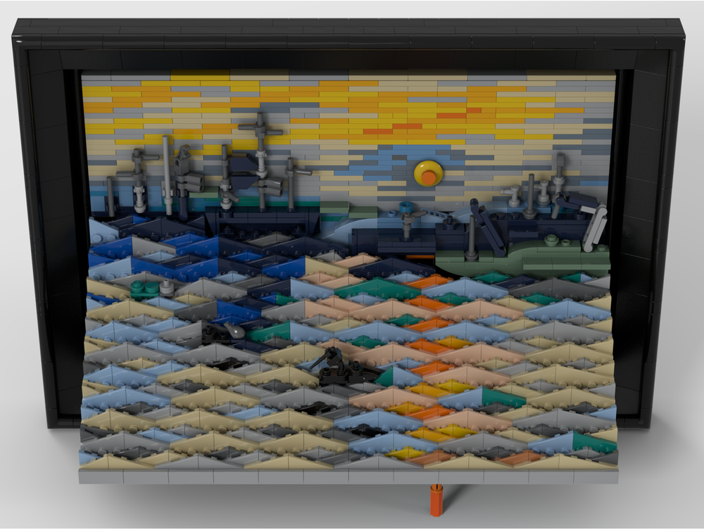 LEGO MOC Painting Frame for 3D Painting by FinalBrickCycle ...
