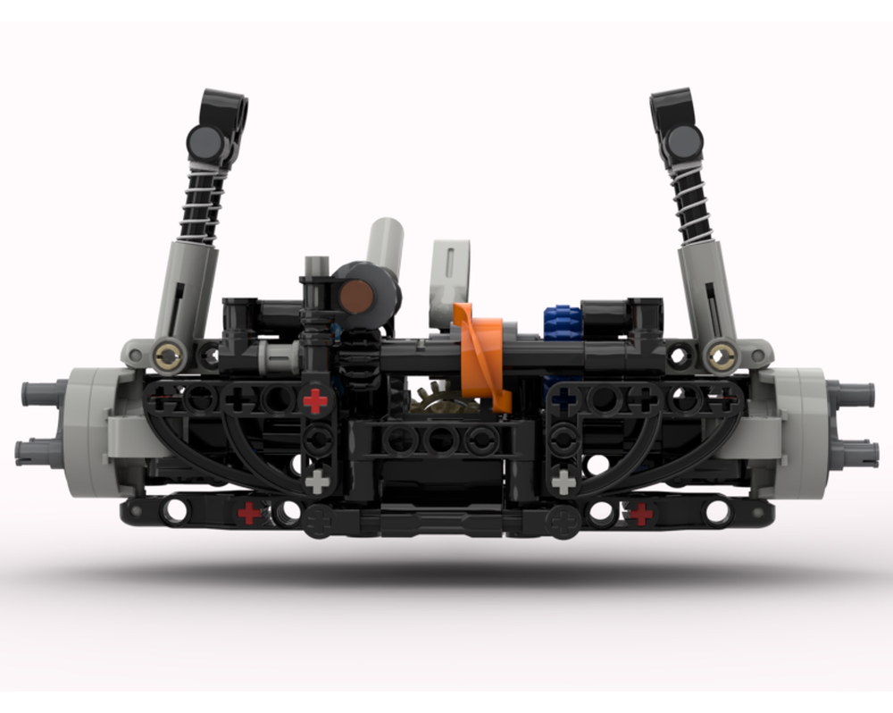 LEGO MOC-231114 Convenient and simple rear axle with differential lock ...