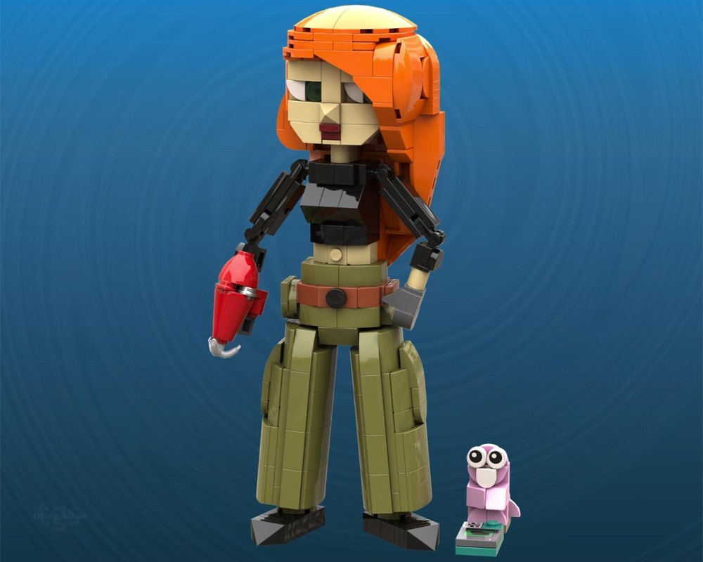 LEGO MOC Kim Possible (& Rufus) by T.Brick | Rebrickable - Build with LEGO