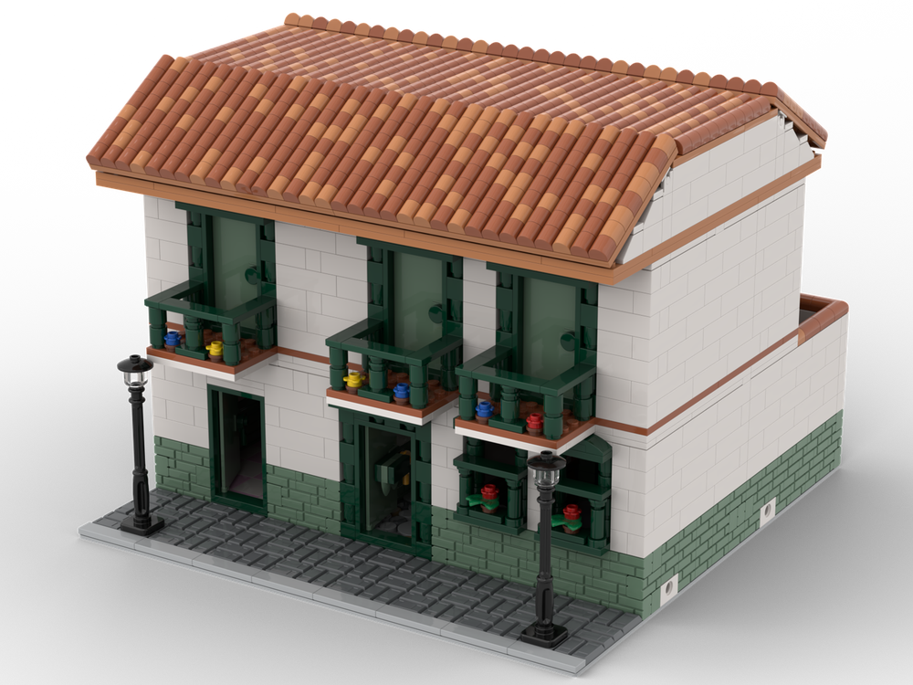 LEGO MOC Colombian Colonial House by daniels13ca | Rebrickable - Build ...