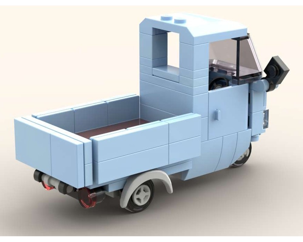 LEGO MOC-231204 Piaggio Ape by DC_Customs | Rebrickable - Build with LEGO