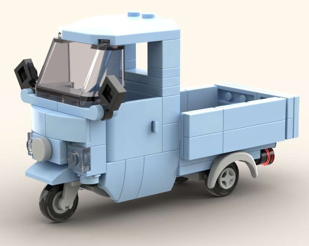 LEGO MOC Piaggio Ape by DC_Customs | Rebrickable - Build with LEGO