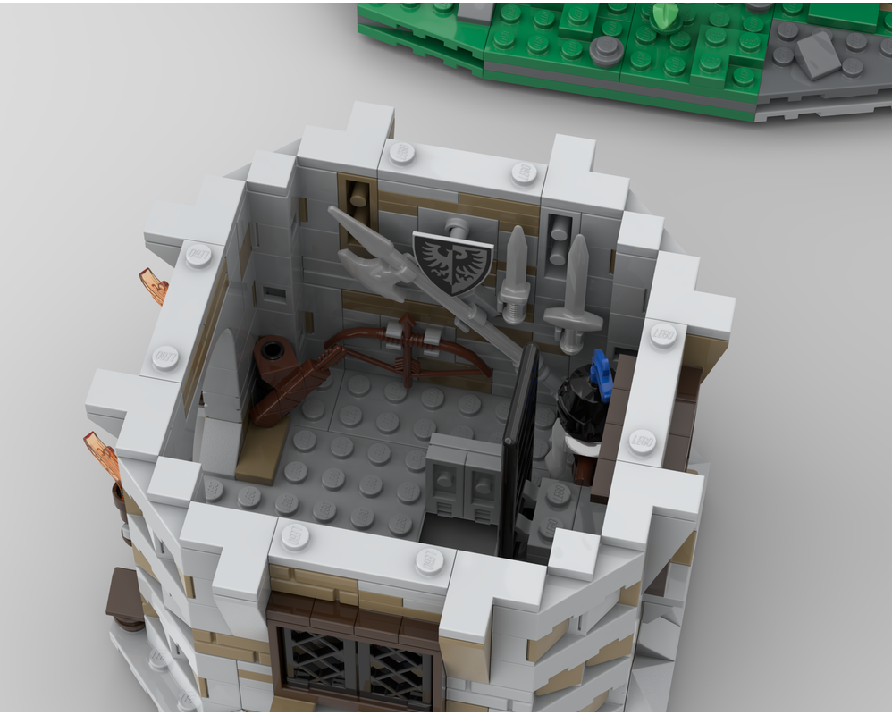 LEGO MOC Rockwell Castel Outpost by dolphinfree | Rebrickable - Build ...