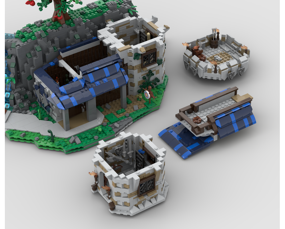 LEGO MOC-231214 Rockwell Castel Outpost by dolphinfree | Rebrickable ...