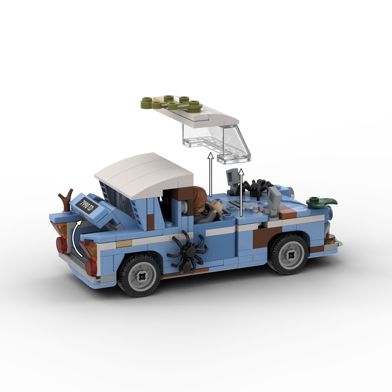 LEGO MOC-231223 Flying Ford Anglia – Forbidden Forest Edition by ...