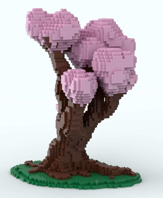 LEGO MOC Blossom Tree Sculpture by Wilmottslego | Rebrickable - Build ...