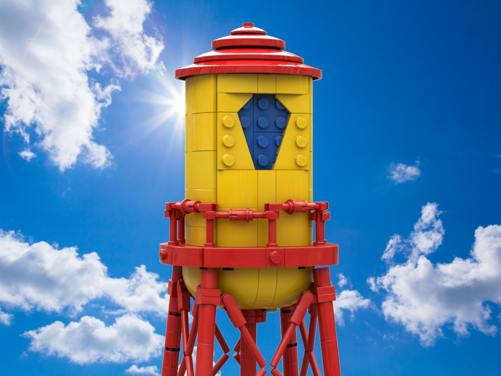 LEGO MOC WB Animaniacs water tower. by tacotaco64™️ | Rebrickable ...