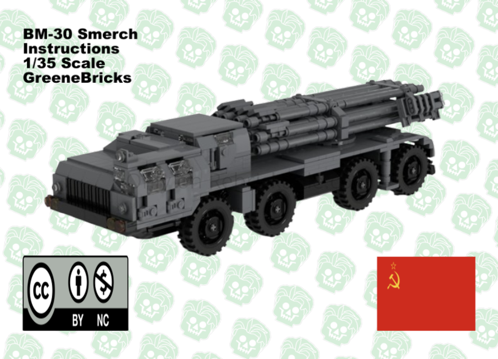 LEGO MOC BM-30 Smerch by GreeneBricks | Rebrickable - Build with LEGO