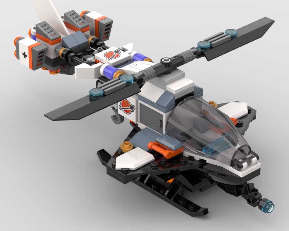 LEGO MOC Cosmic Copter (60411 Mod) by Yumahummus | Rebrickable - Build ...