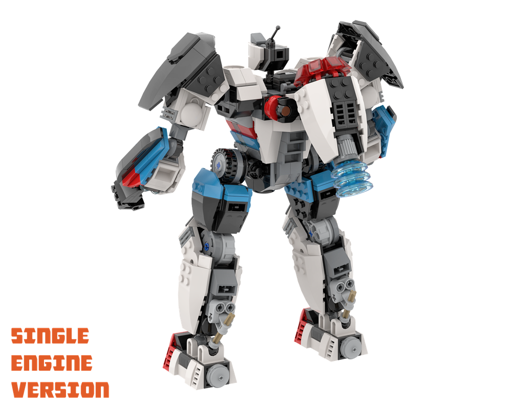 LEGO MOC-231251 Jetpack Racer Mech - (71048-3 Modification) by Mech ...