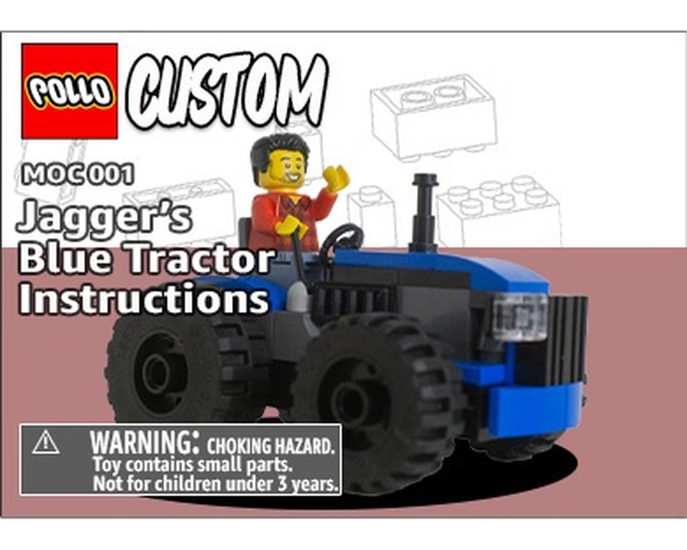LEGO MOC-231255 Jagger's Blue Tractor by PolloLocoMOCs | Rebrickable ...