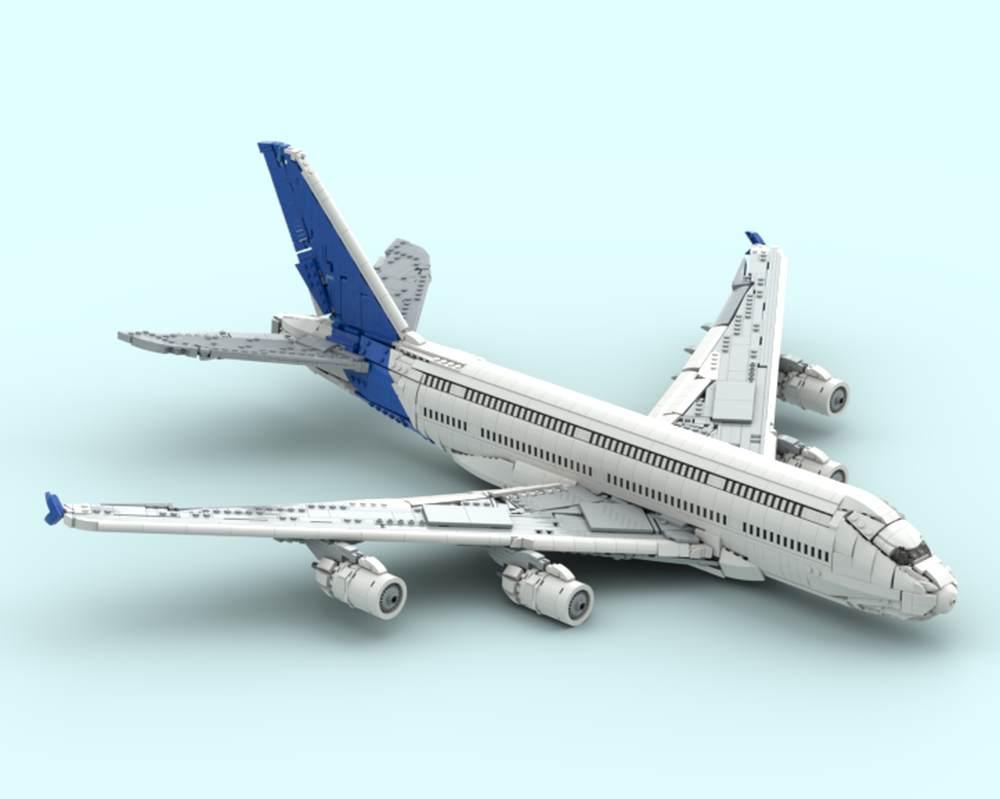 LEGO MOC Airbus A380 factory livery by ryangc_productions | Rebrickable ...