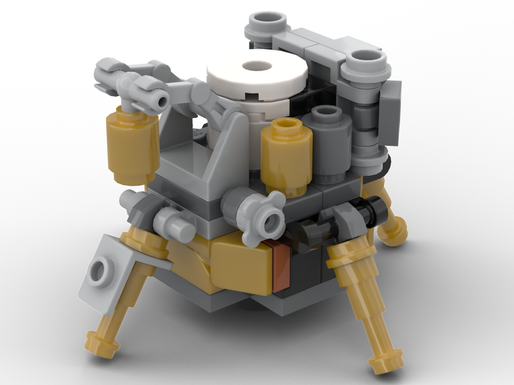 LEGO MOC Apollo LM Truck ( 1:110) by Sands_of_Ares | Rebrickable ...