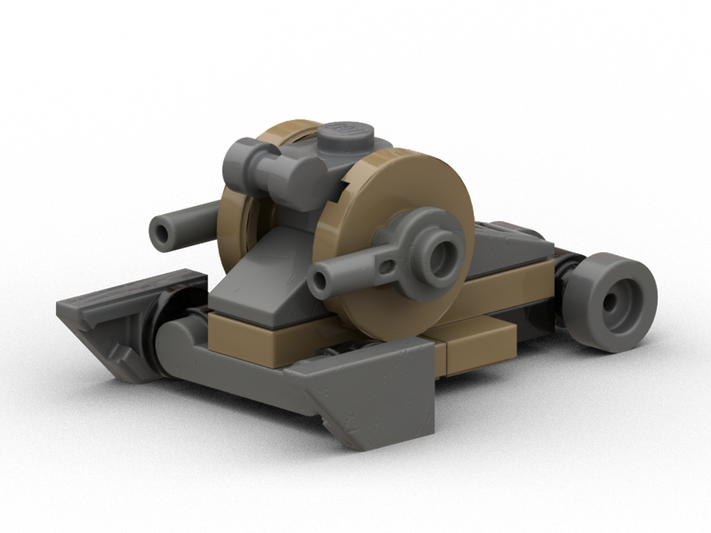 LEGO MOC Micro Snail Tank Droid by mbaersch | Rebrickable - Build with LEGO