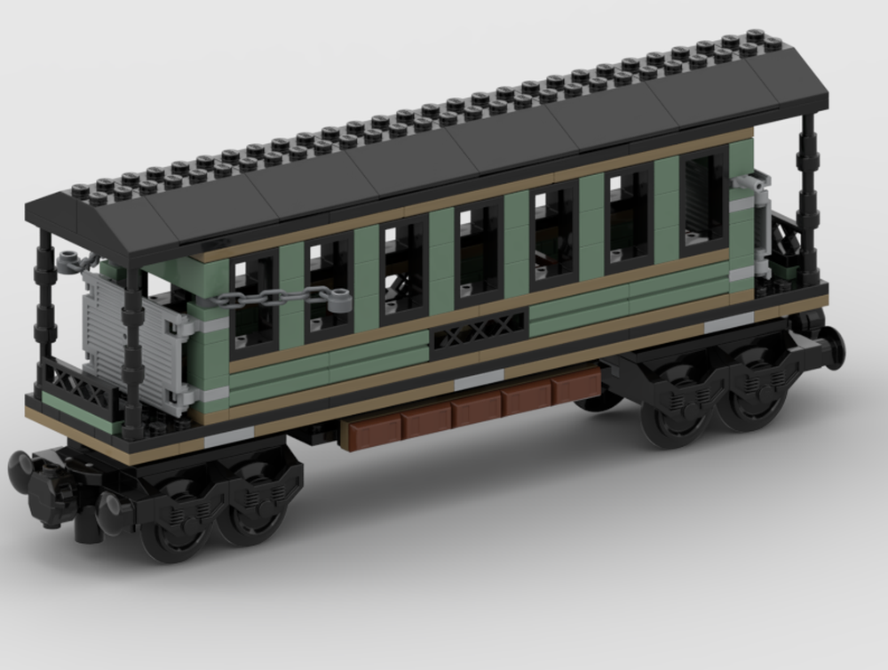 LEGO MOC Haunted Train Passenger Car by gijoseph25b | Rebrickable ...