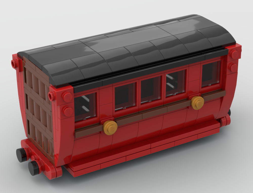 LEGO MOC-231293 Narrow Gauge Coach by Brickmaster624 | Rebrickable ...