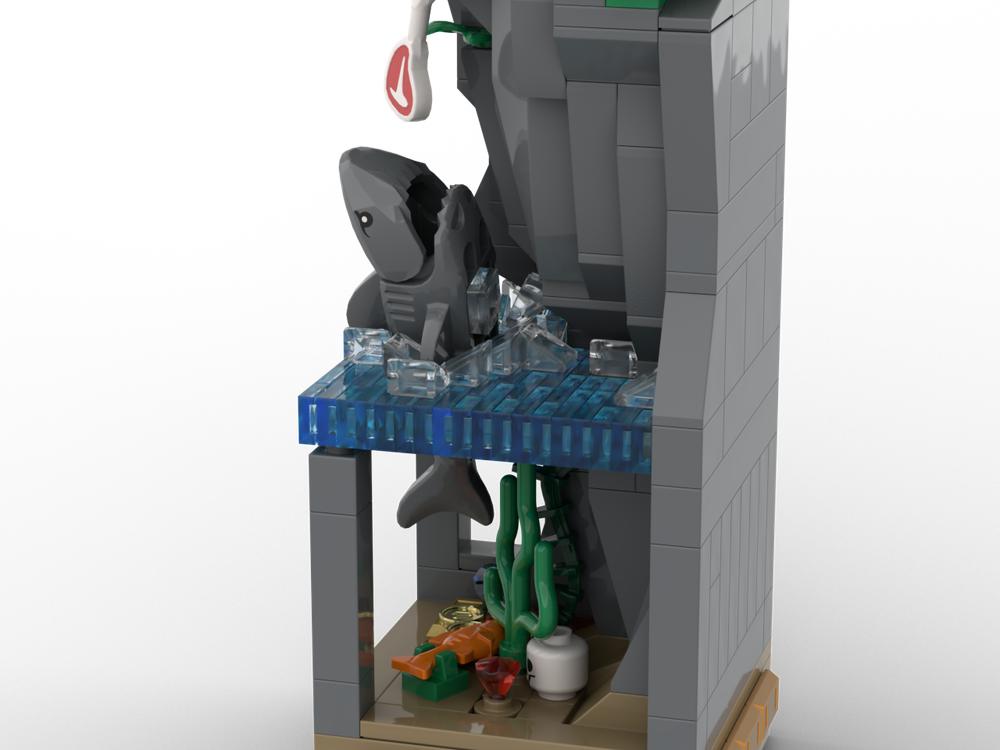 LEGO MOC Hungry Jumping Shark by JollyRogers8441 | Rebrickable - Build ...