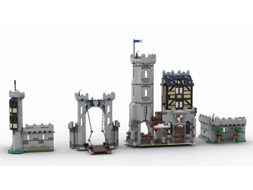 LEGO MOC-231318 Medieval Horse Knights Fortress by BrickAndBuildsI ...