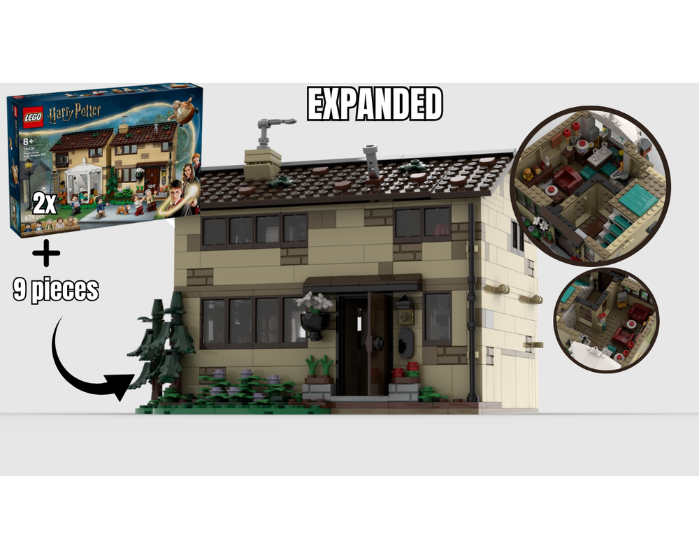 LEGO MOC 4 Privet drive Expanded by The_Jaqob | Rebrickable - Build ...